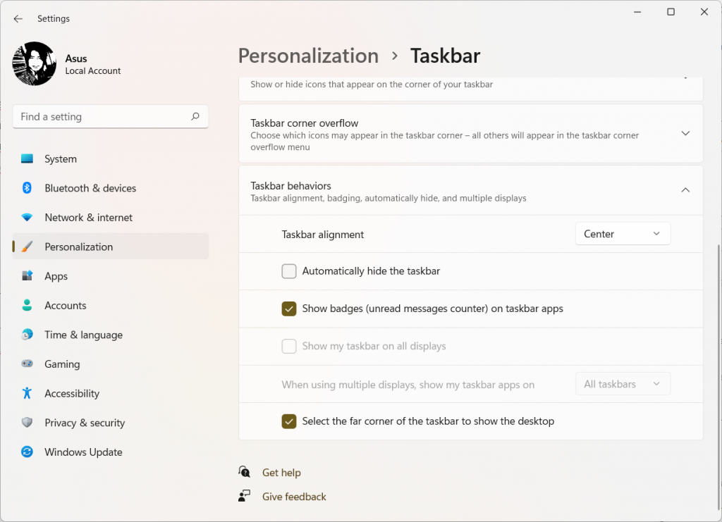 Mengubah Posisi Taskbar Windows 11 – Erkamoo